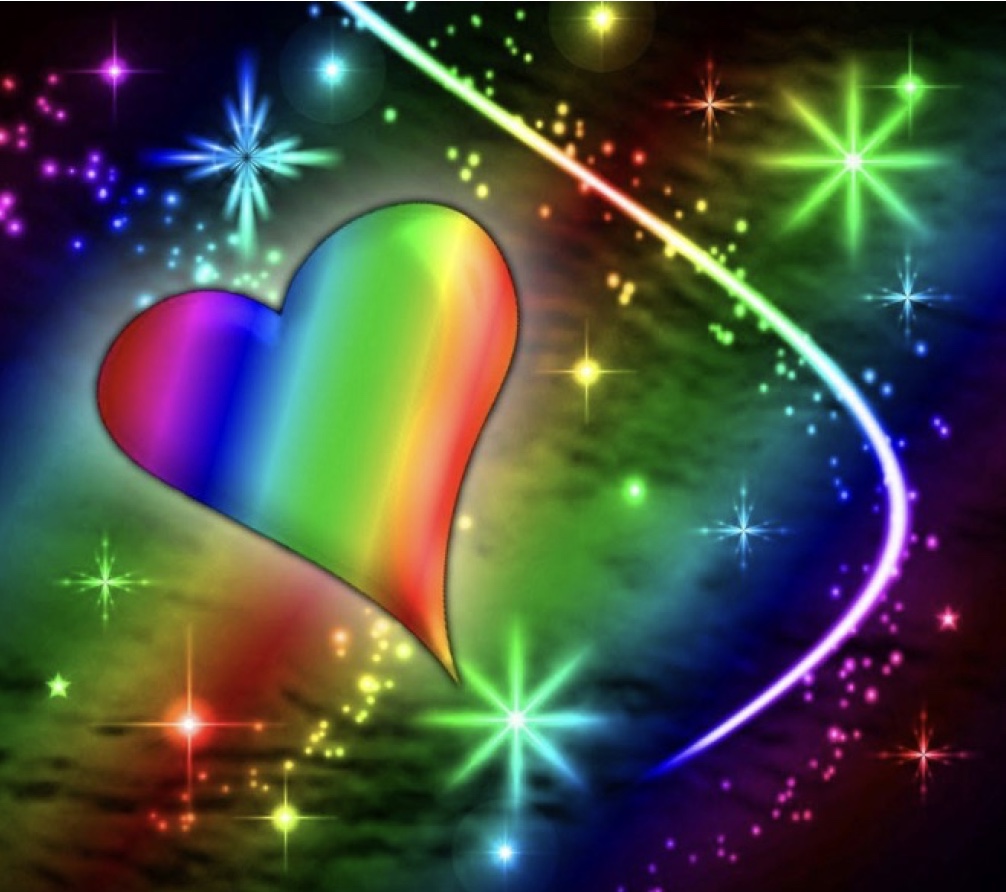 Solve Rainbow heart! jigsaw puzzle online with 132 pieces