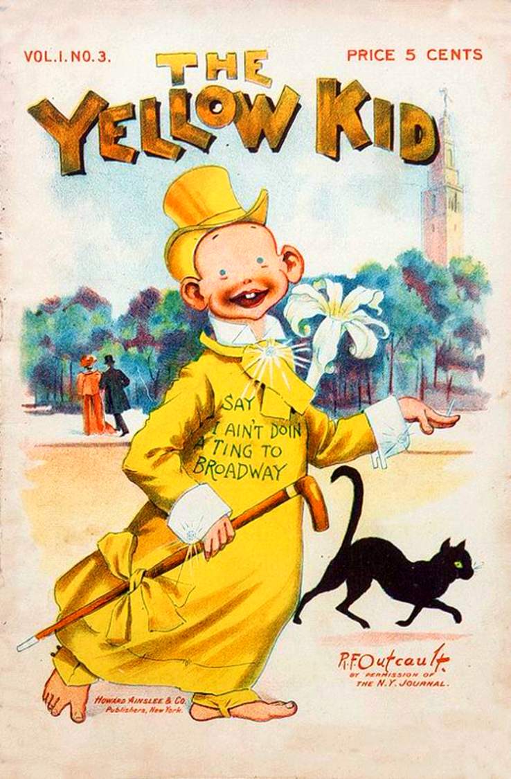 Solve The Yellow Kid, Vol 1, No 3, ca 1898, by Richard Felton Outcault ...