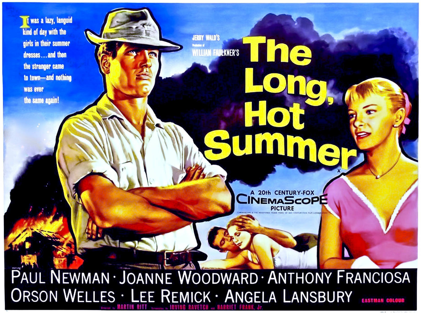 Solve THE LONG, HOT SUMMER - 1958 POSTER PAUL NEWMAN, JOANNE WOODWARD ...