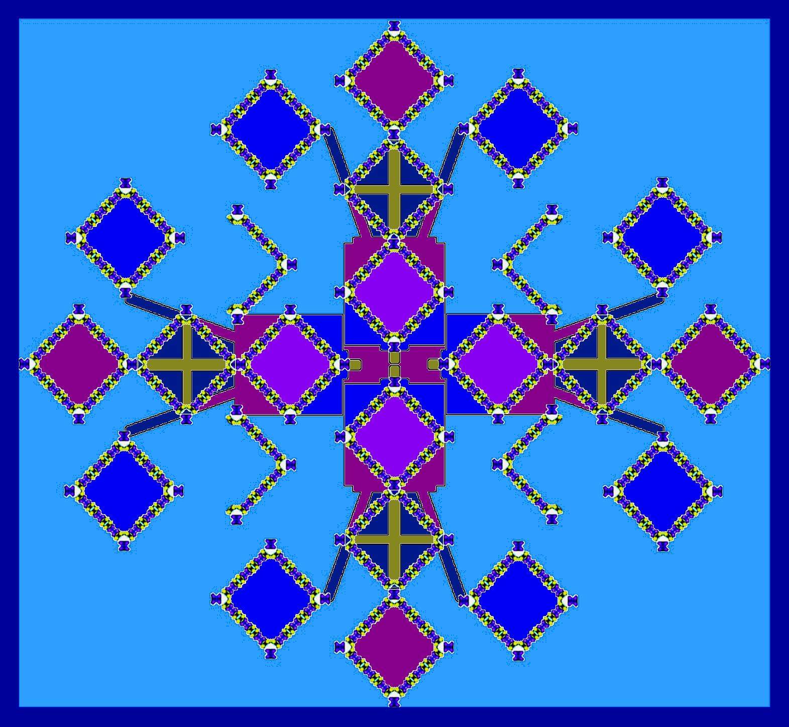Solve Artsy Squares jigsaw puzzle online with 210 pieces