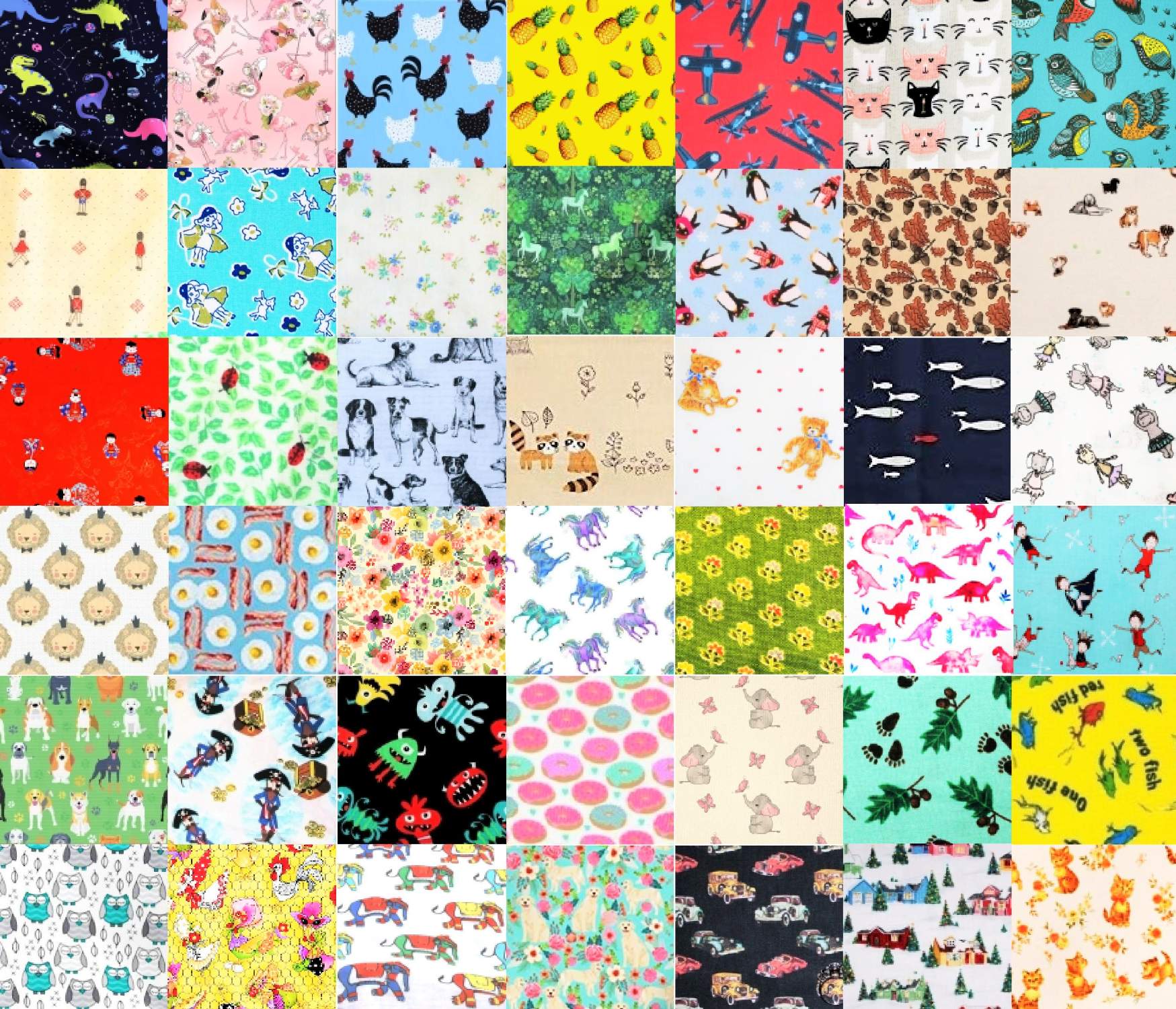 Solve PATCHWORK LITTLE BITTIES 2 jigsaw puzzle online with 255 pieces