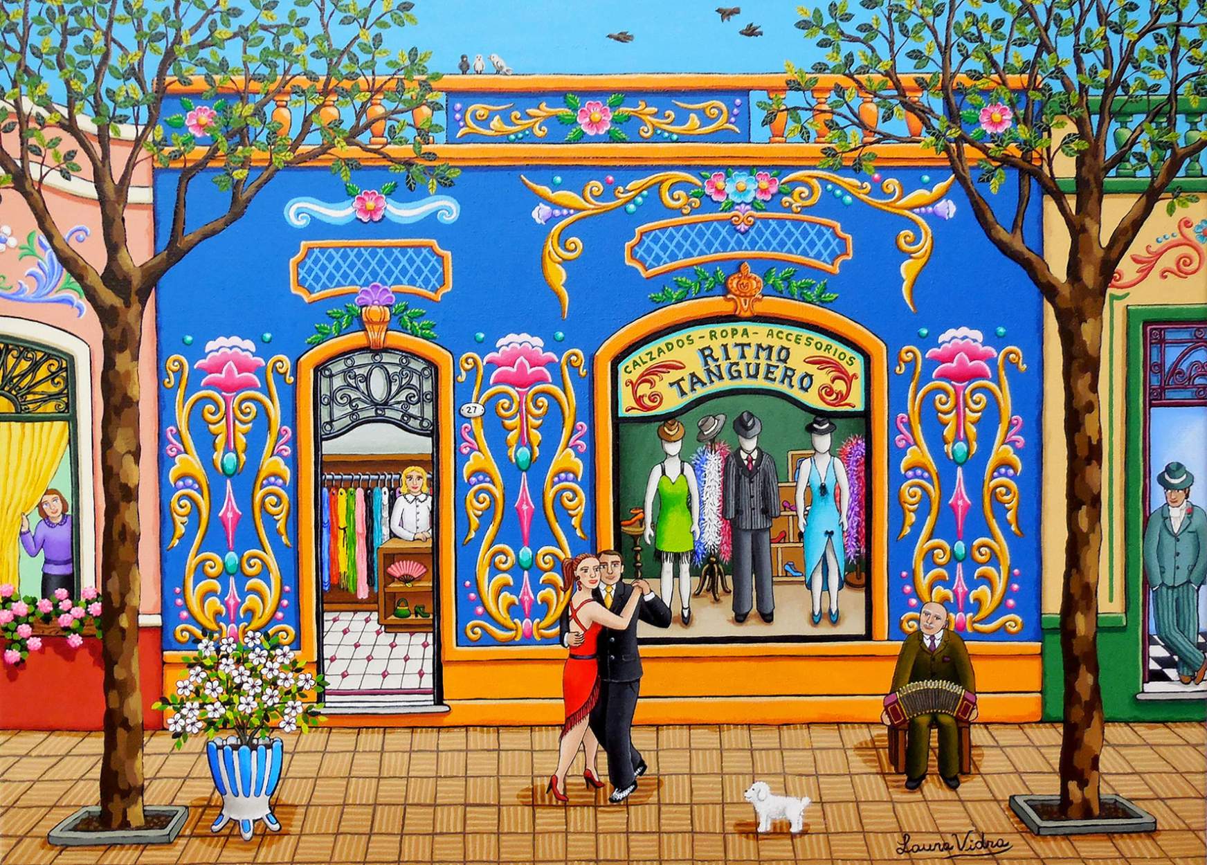 Solve Barrio Colorido jigsaw puzzle online with 140 pieces