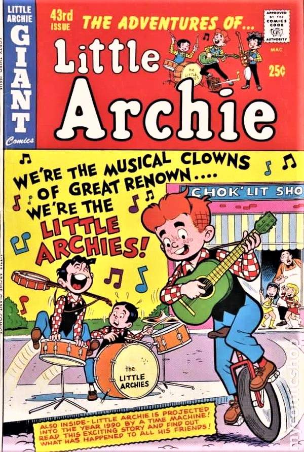 Solve Little Archie: The Musical Clowns jigsaw puzzle online with 96 pieces