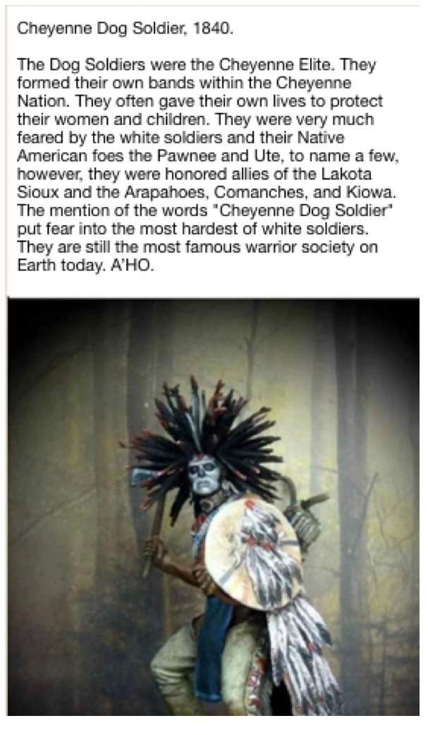 Solve Cheyenne Dog Soldier jigsaw puzzle online with 28 pieces