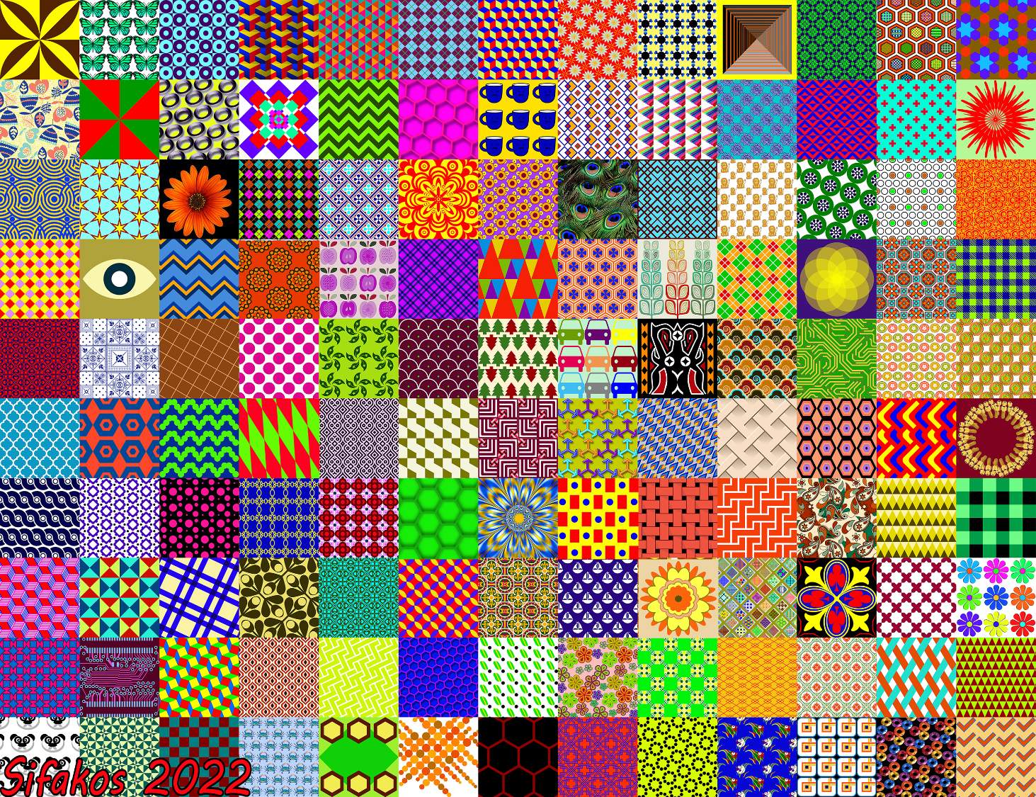 Solve Colours_978 jigsaw puzzle online with 63 pieces