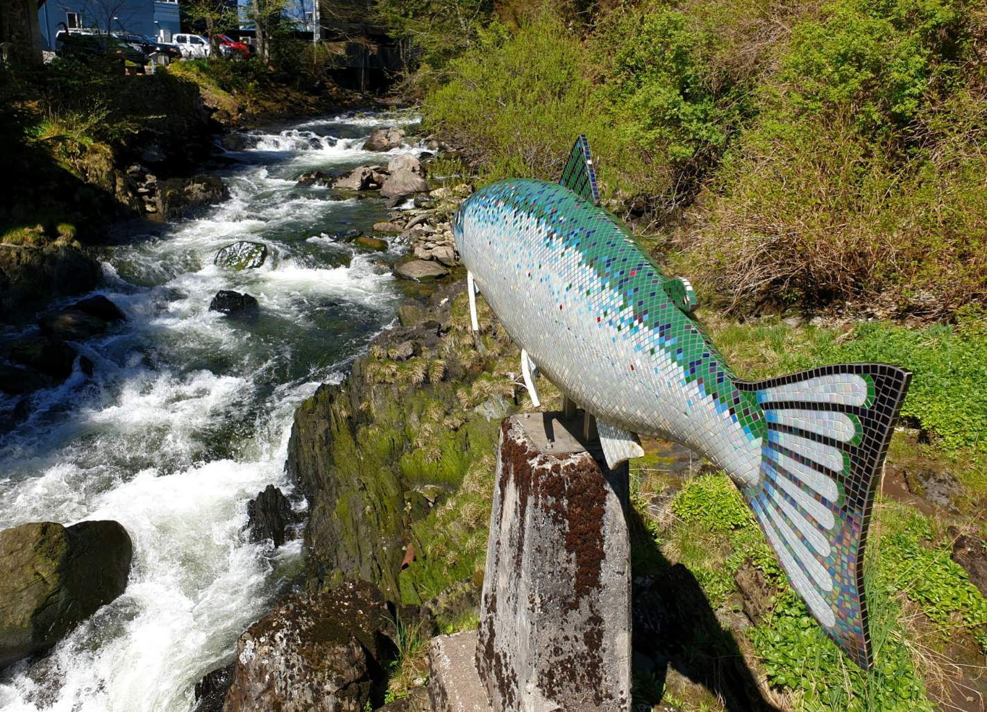 Solve "YELTATZIE SALMON" IN KETCHIKAN, ALASKA jigsaw puzzle online with ...