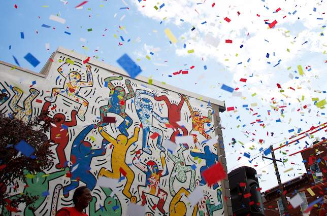 Solve Keith Haring, We the Youth, Philadelphia, USA jigsaw puzzle ...