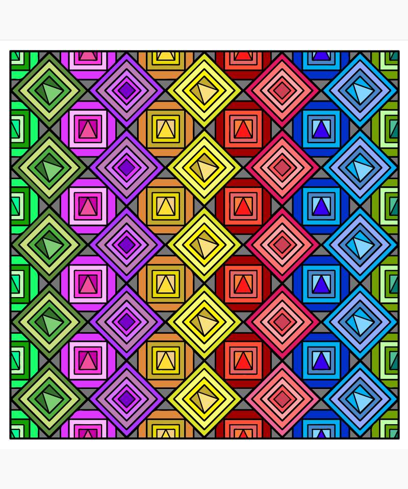 Solve color tiles jigsaw puzzle online with 99 pieces