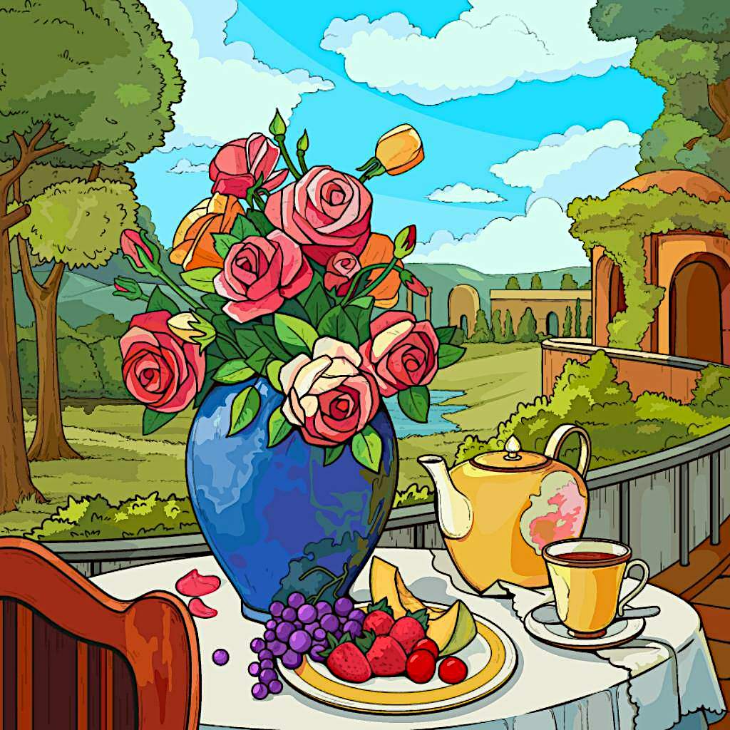 Solve Still Life jigsaw puzzle online with 196 pieces