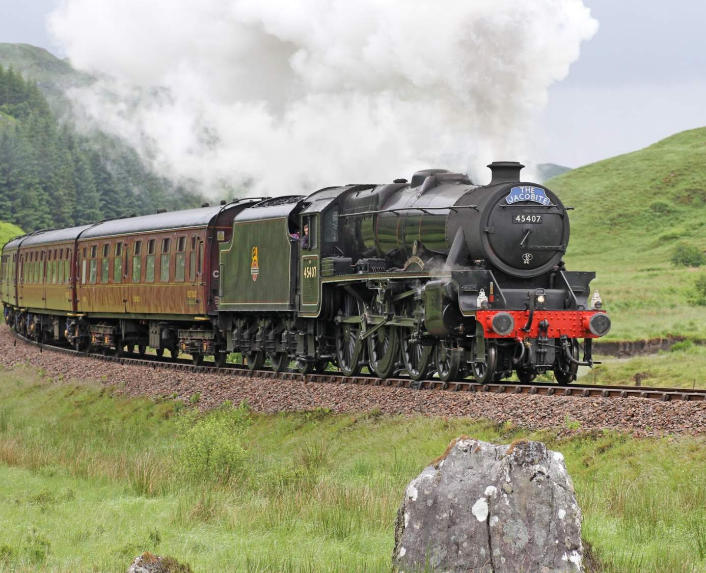 Solve ex LMS Stanier Class 5 45407 The Lancashire Fusilier. jigsaw ...