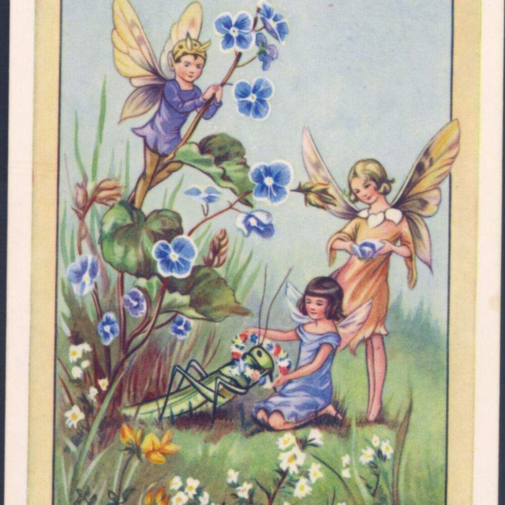 Solve Flower wreath for the Fairy's pet grasshopper jigsaw puzzle ...