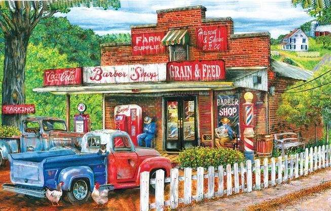 Solve Vintage Stores (1035) jigsaw puzzle online with 70 pieces