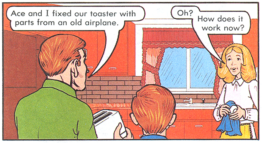 Solve Fixed Our Toaster jigsaw puzzle online with 32 pieces