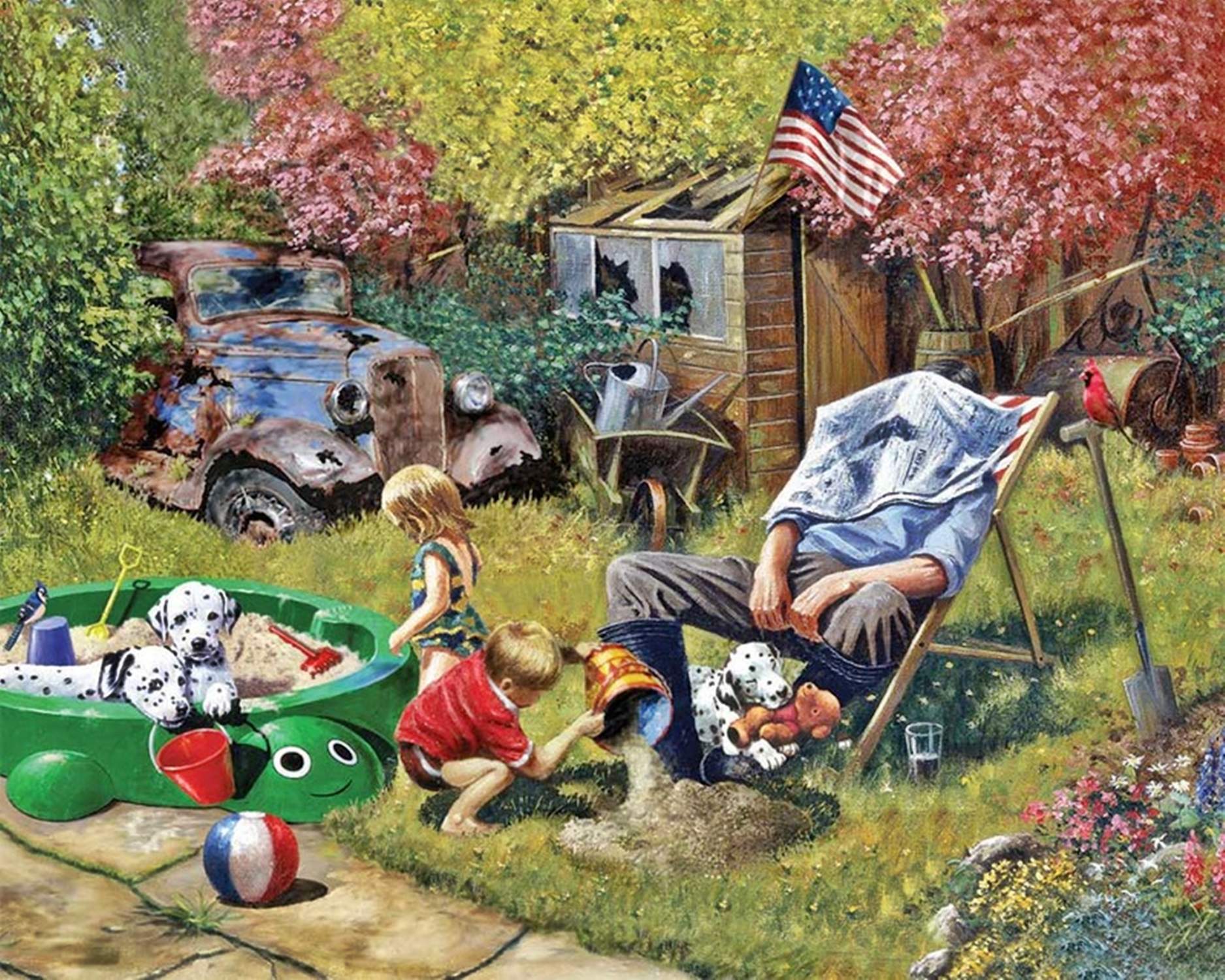 Solve vacation time by Kevin Walsh (2) jigsaw puzzle online with 180 pieces