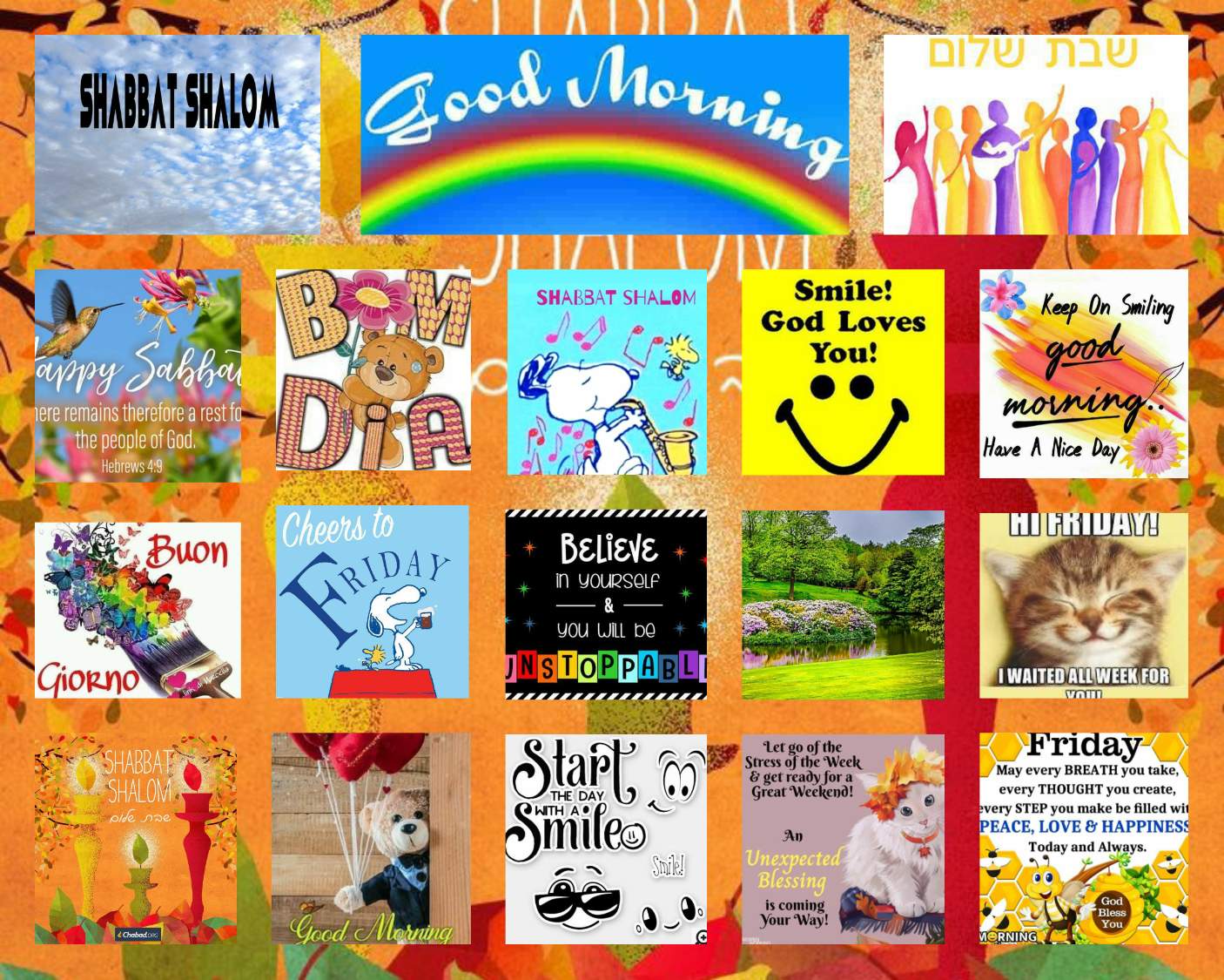 Solve FRIDAY GREETINGS jigsaw puzzle online with 80 pieces