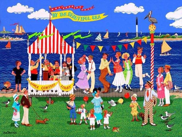 Jigsaw Puzzle | Ann Thompson Art 2 | 70 pieces | Jigidi