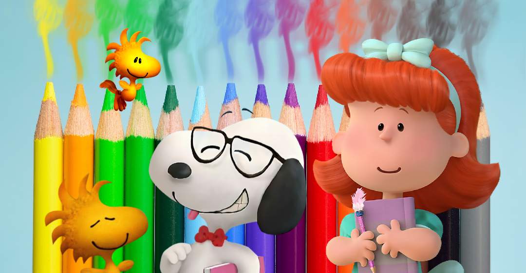 Solve Snoopy at School jigsaw puzzle online with 98 pieces