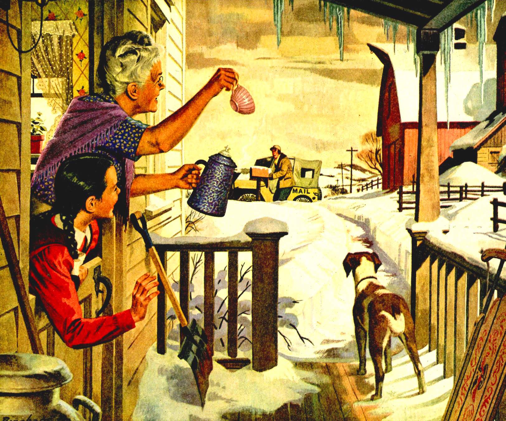 Solve Coffe for the Postman jigsaw puzzle online with 143 pieces