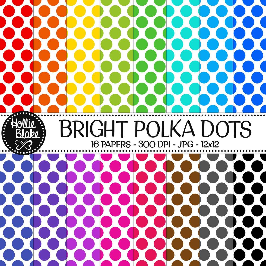 Solve Bright Polka Dots jigsaw puzzle online with 81 pieces
