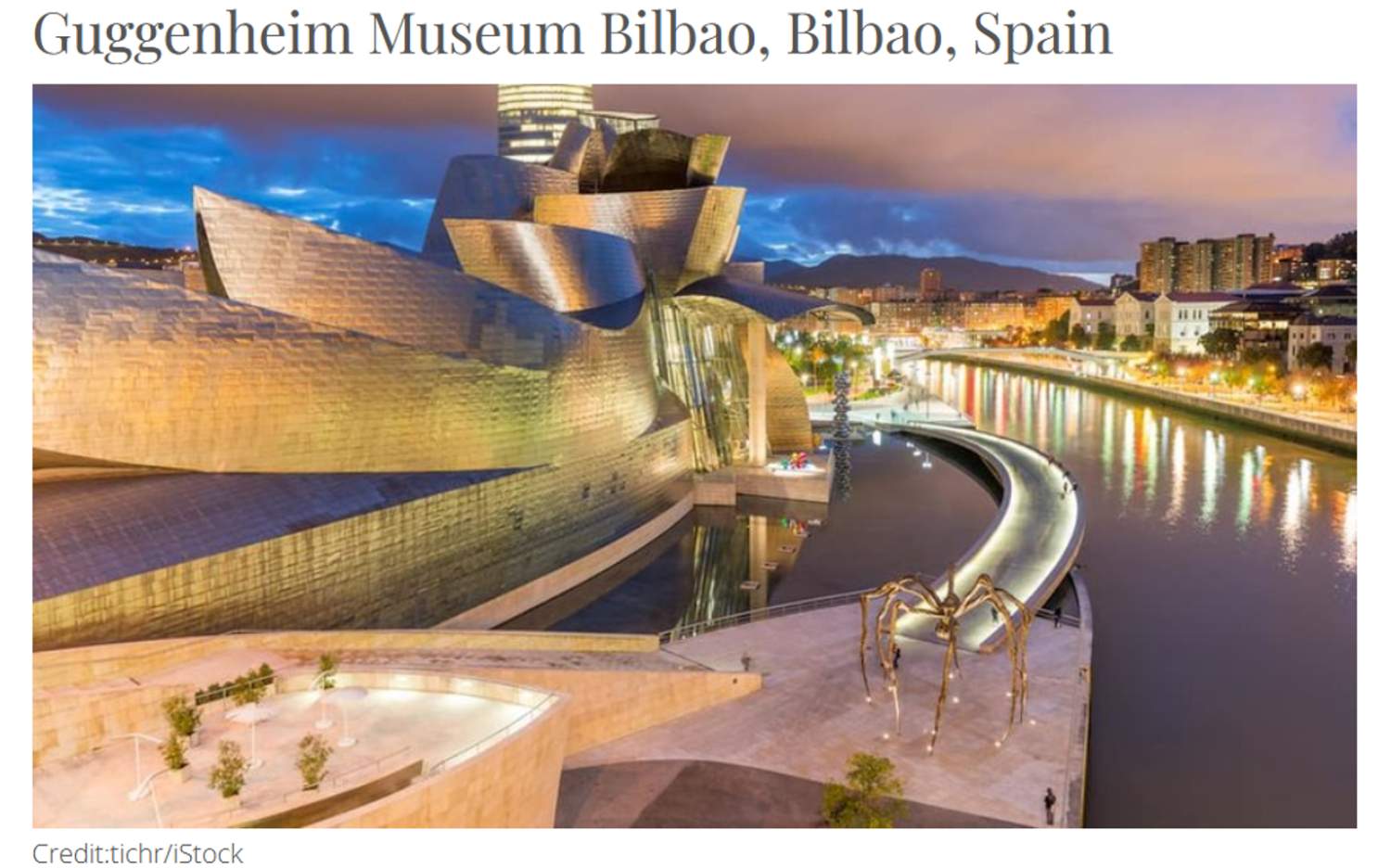 Solve BUILDING-GUGGENHEIM-MUSEUM-SPAIN jigsaw puzzle online with 40 pieces