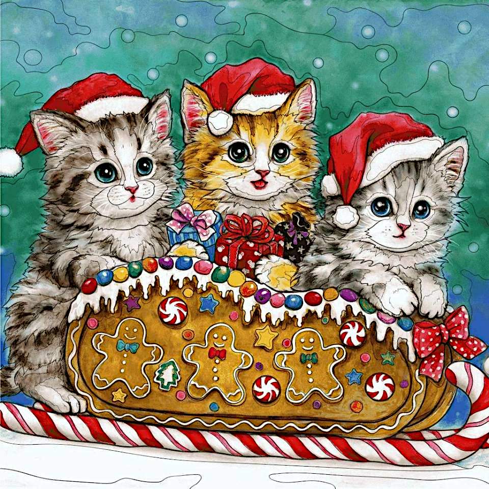 Solve 20 Christmas Treasures jigsaw puzzle online with 64 pieces