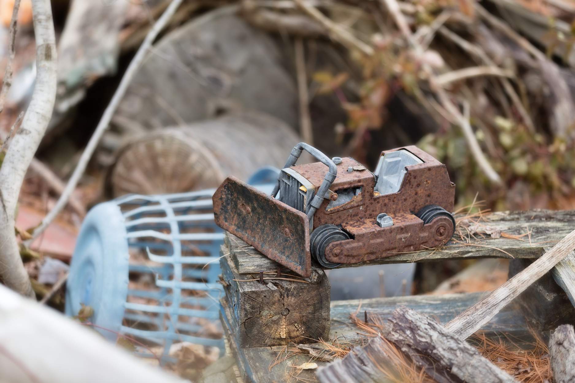 Solve Memories in The Junk Pile jigsaw puzzle online with 150 pieces