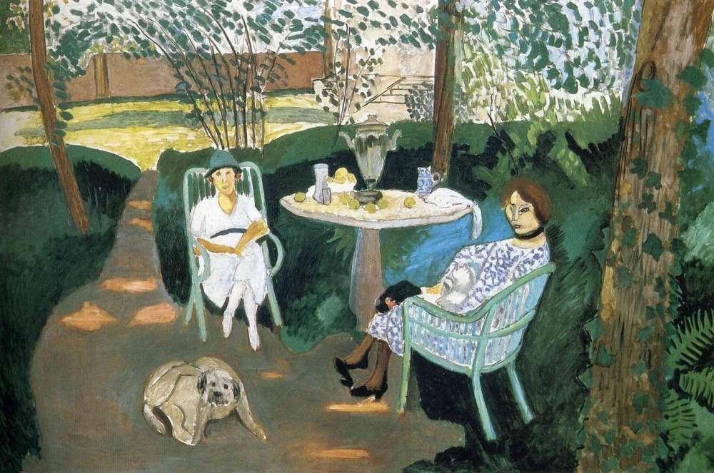 Solve Tea in the Garden ~ Henri Matisse jigsaw puzzle online with 126 ...