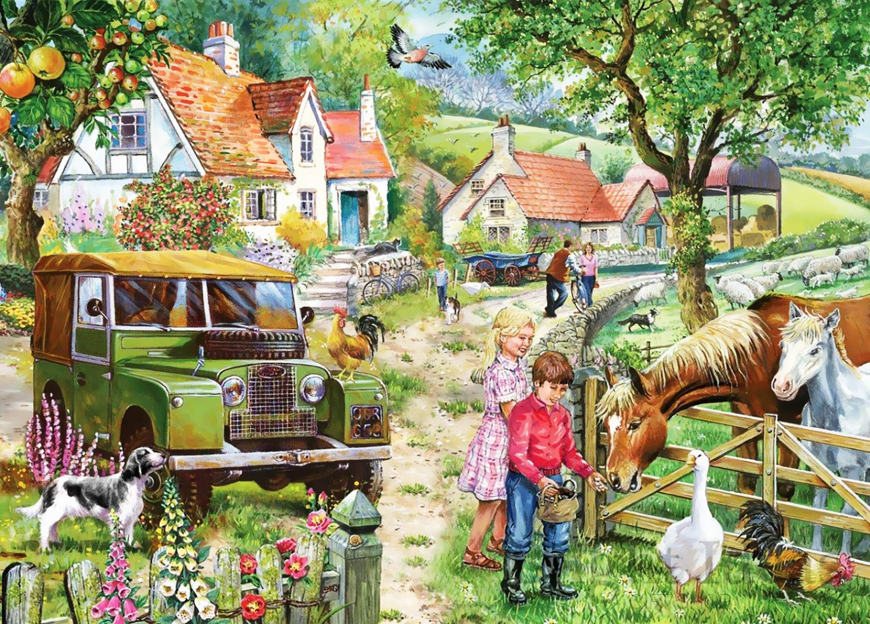 Jigsaw Puzzle | Orchard Farm | 140 pieces | Jigidi