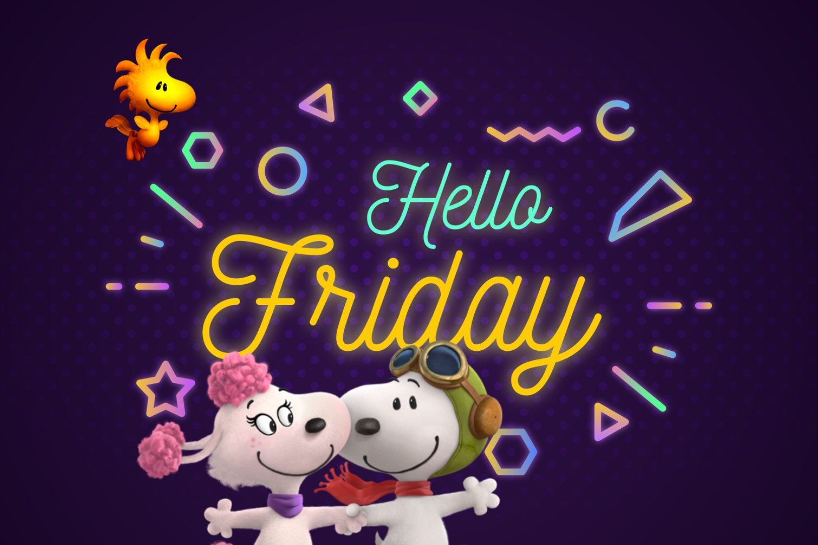 Solve Snoopy's TGIF jigsaw puzzle online with 117 pieces