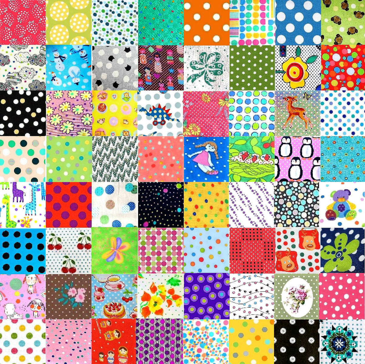 Solve PATCHWORK POLKA DOTS 11 jigsaw puzzle online with 400 pieces
