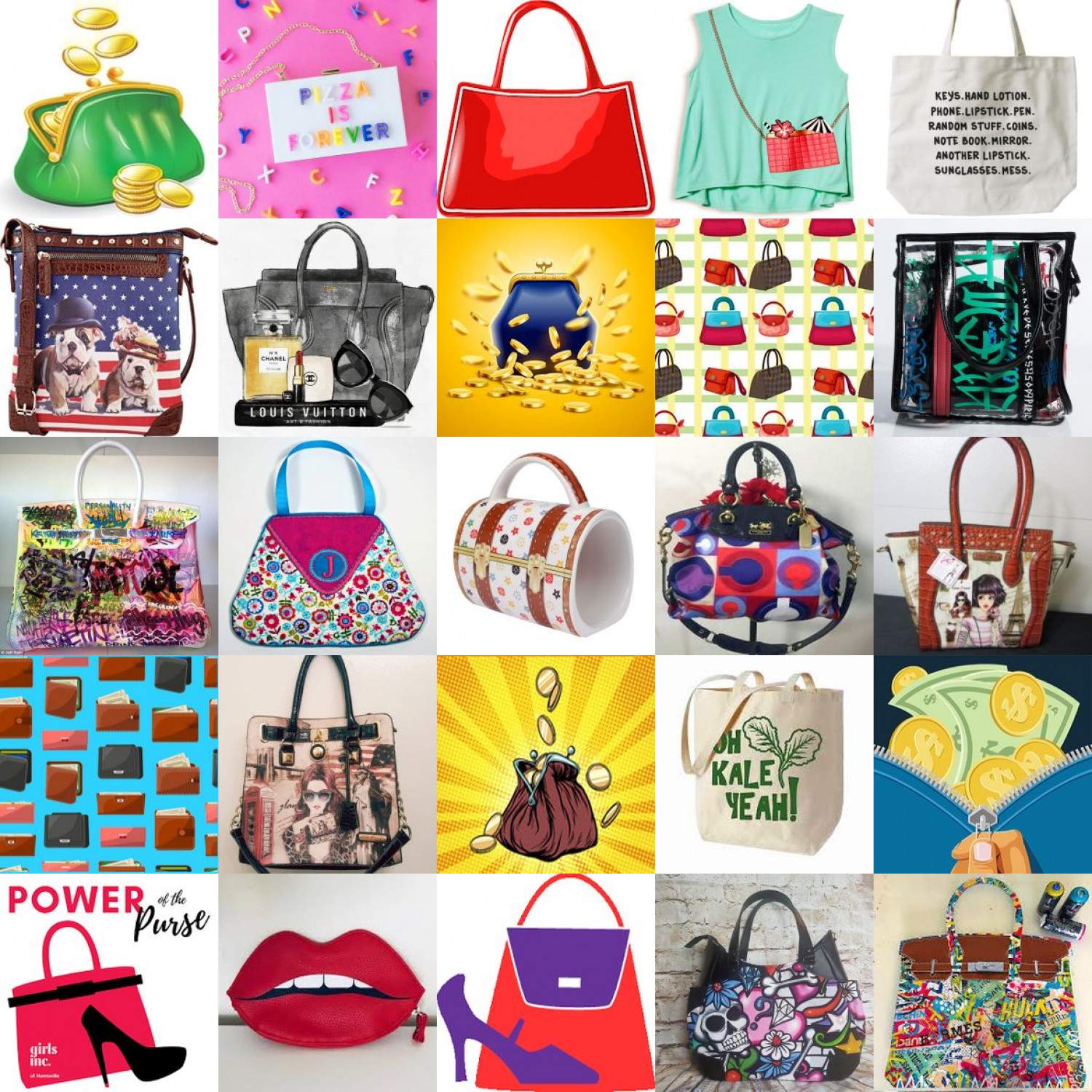 Solve Purses 778 jigsaw puzzle online with 400 pieces