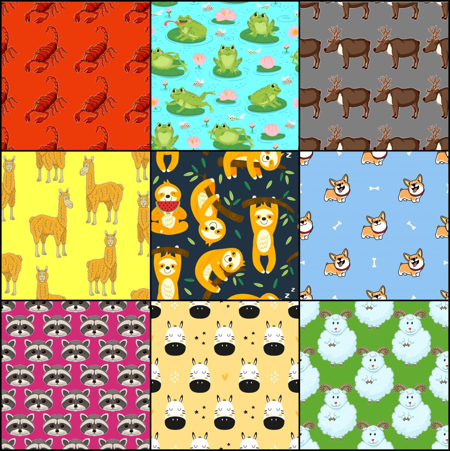 Solve Animal patterns 43 jigsaw puzzle online with 324 pieces