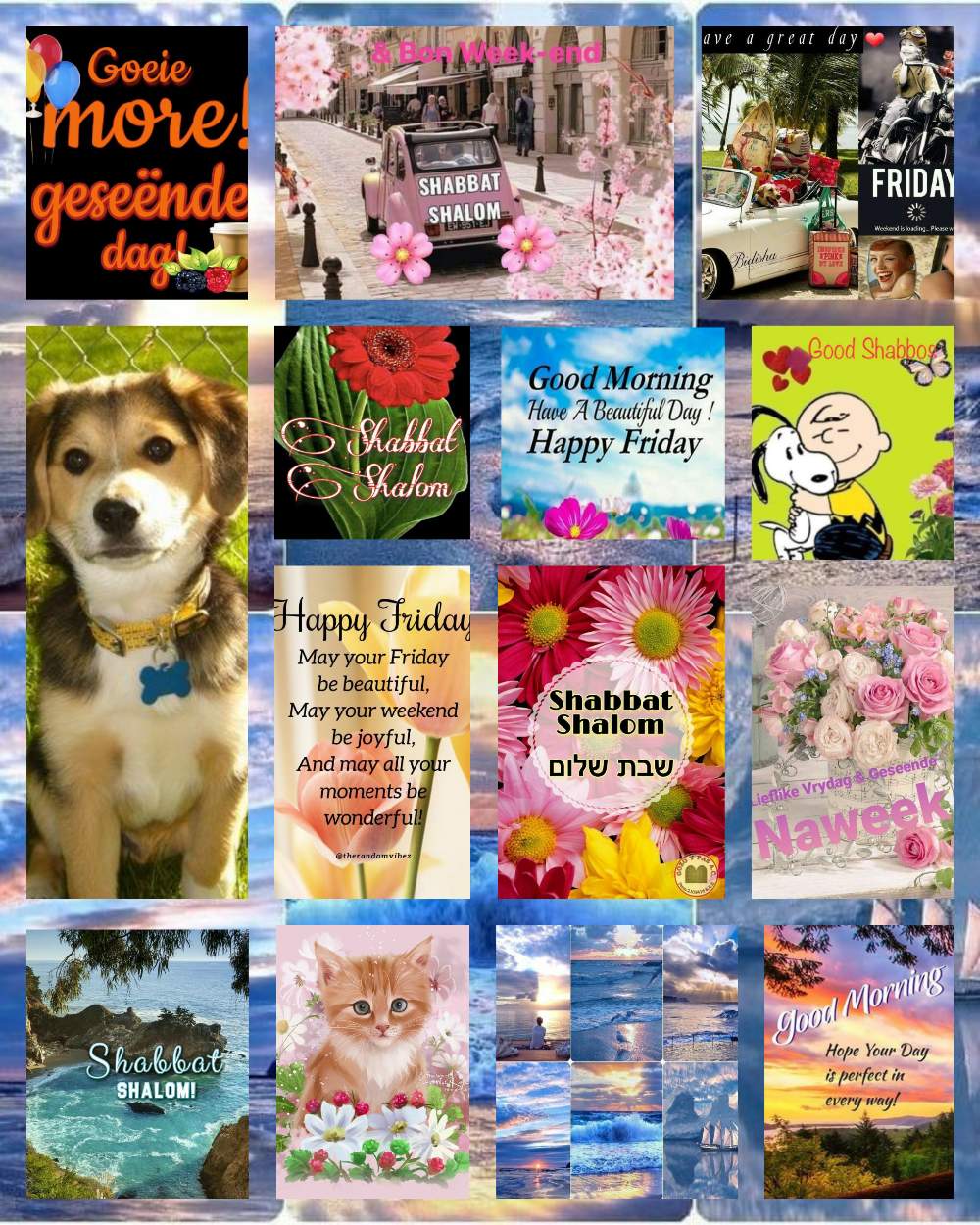 Solve FRIDAY GREETINGS jigsaw puzzle online with 80 pieces