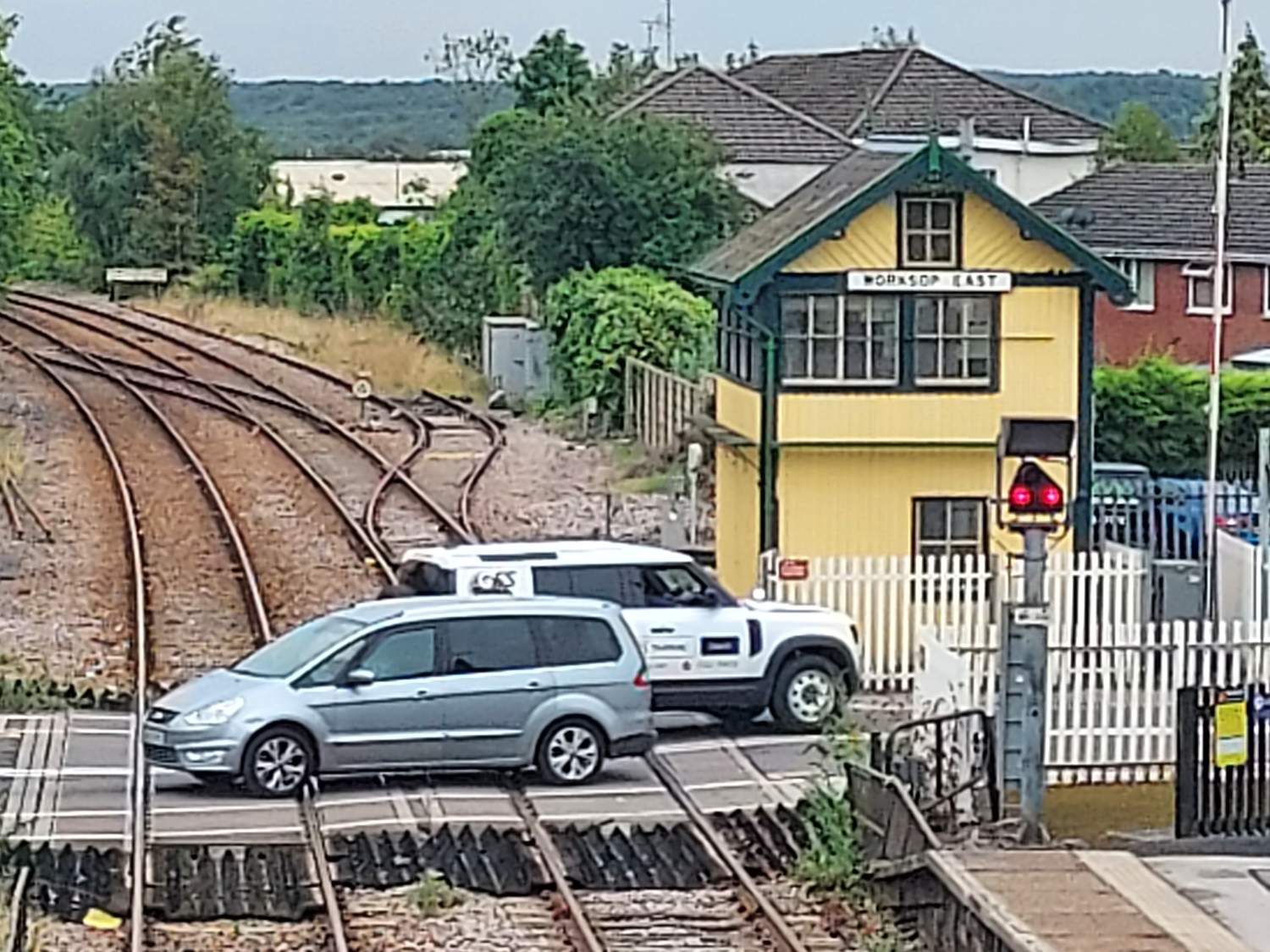 Solve Worksop east signal box jigsaw puzzle online with 70 pieces