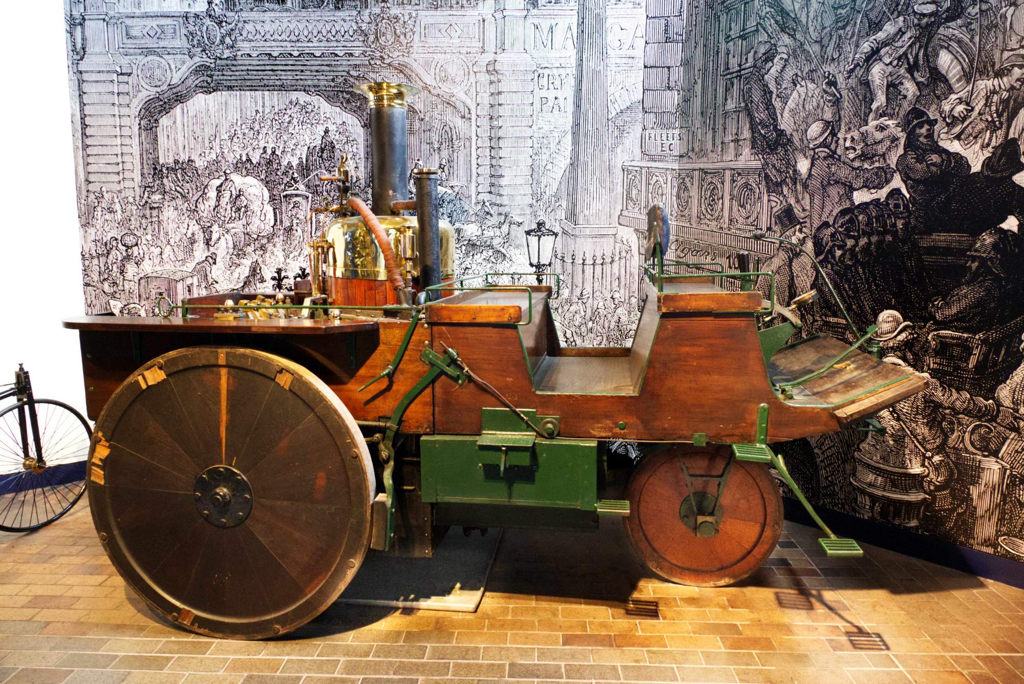 Solve Grenville Steam Carriage 1875 jigsaw puzzle online with 176 pieces