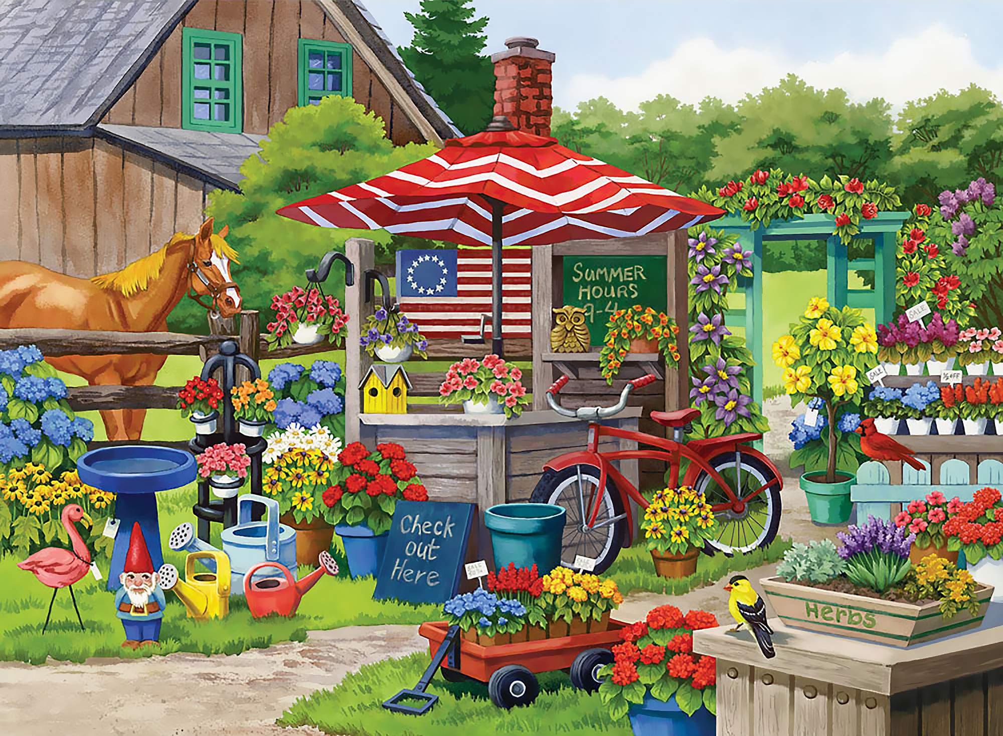 Solve Country Charm jigsaw puzzle online with 352 pieces