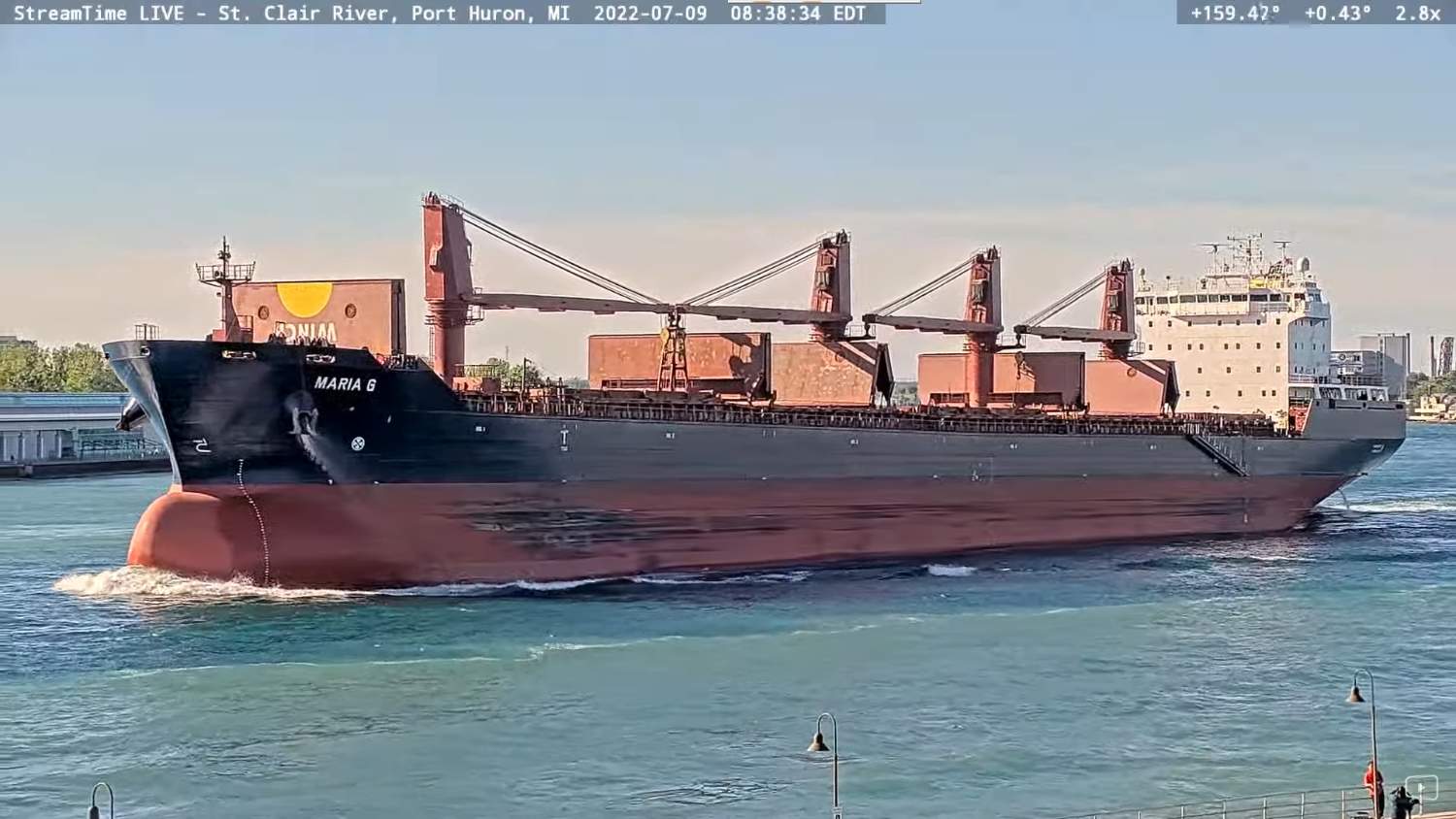 Solve Maria G - Ocean-Going Freighter - Port Huron, MI (2022-07-09 ...
