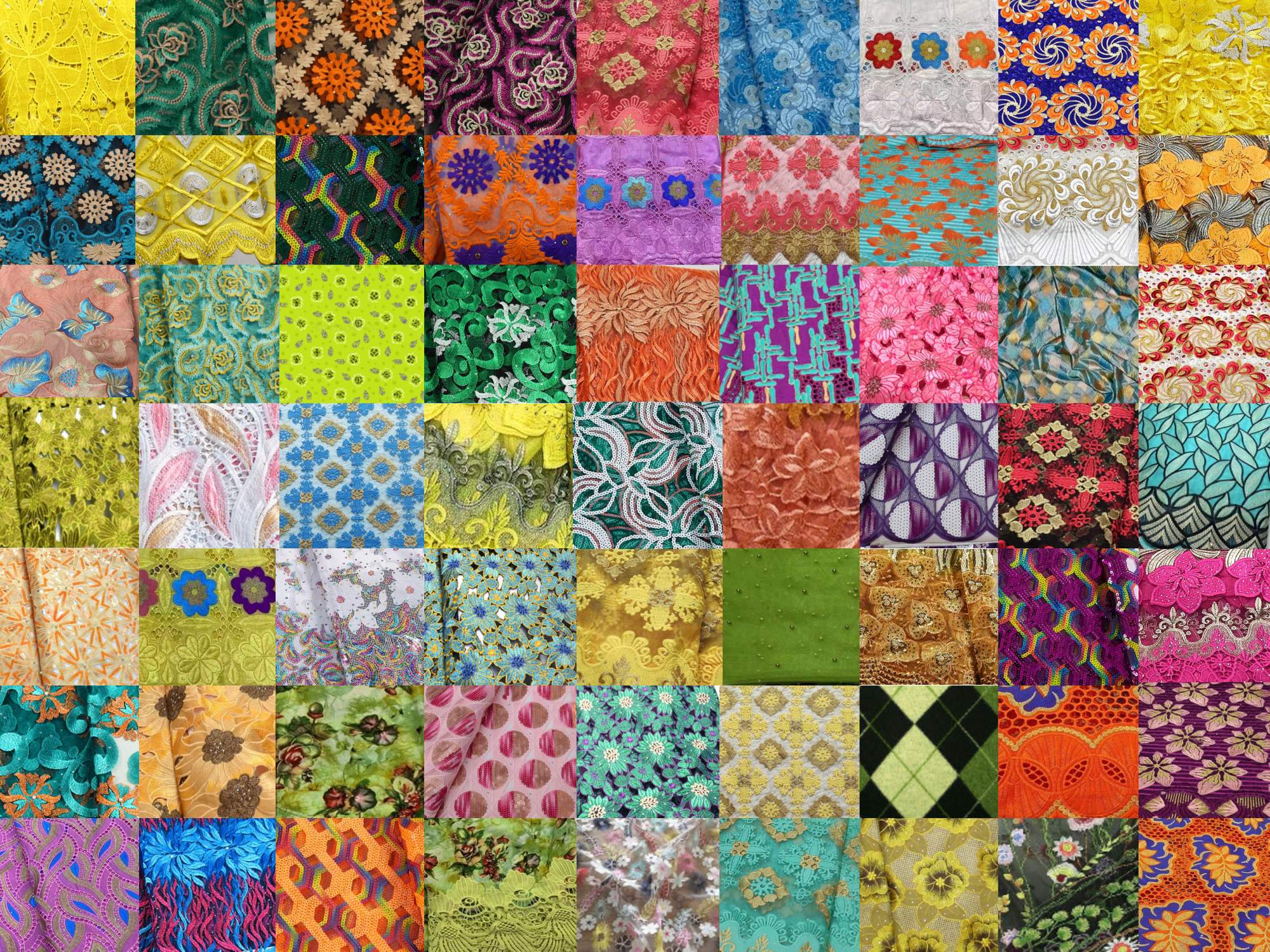 Solve Fabrics jigsaw puzzle online with 588 pieces