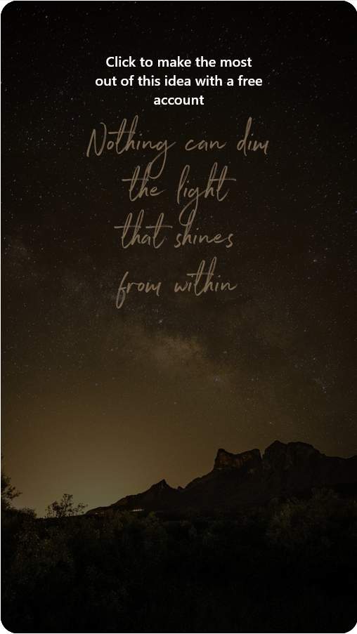 Solve The light that shines within jigsaw puzzle online with 40 pieces