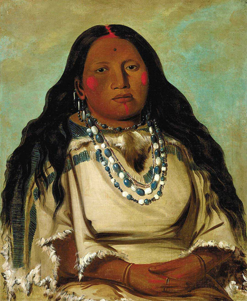 Solve Tow-ee-ka-wet, a Cree woman. jigsaw puzzle online with 320 pieces