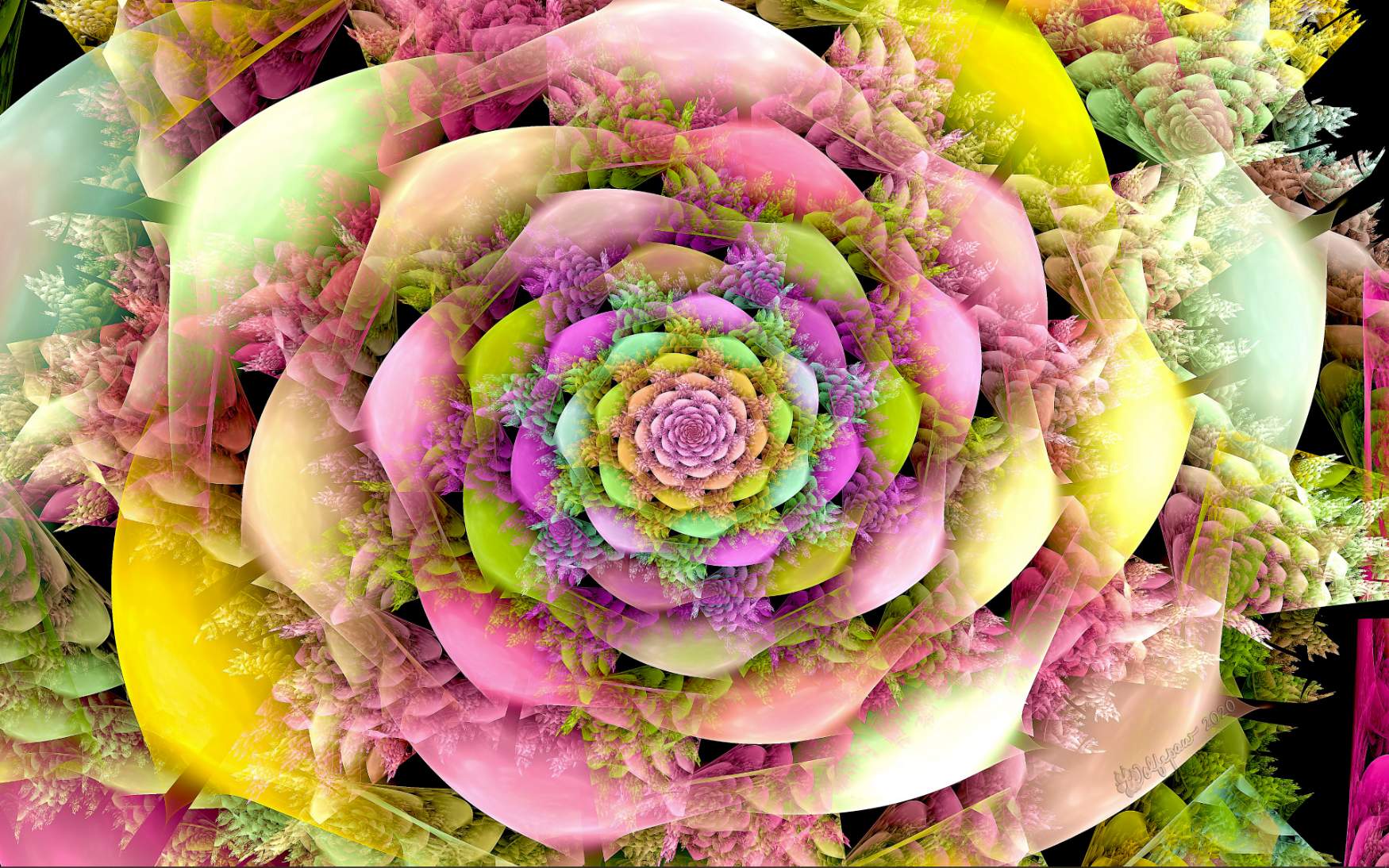 Solve Bipolar Bubble Xenomorph Flower jigsaw puzzle online with 126 pieces