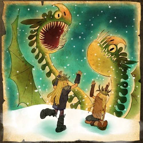 Solve HTTYD concept art jigsaw puzzle online with 64 pieces