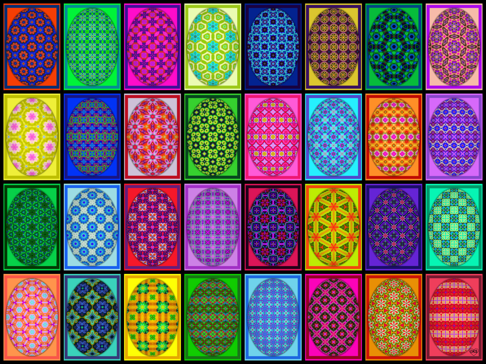 Solve Pattern Eggs!! ~ XL jigsaw puzzle online with 300 pieces