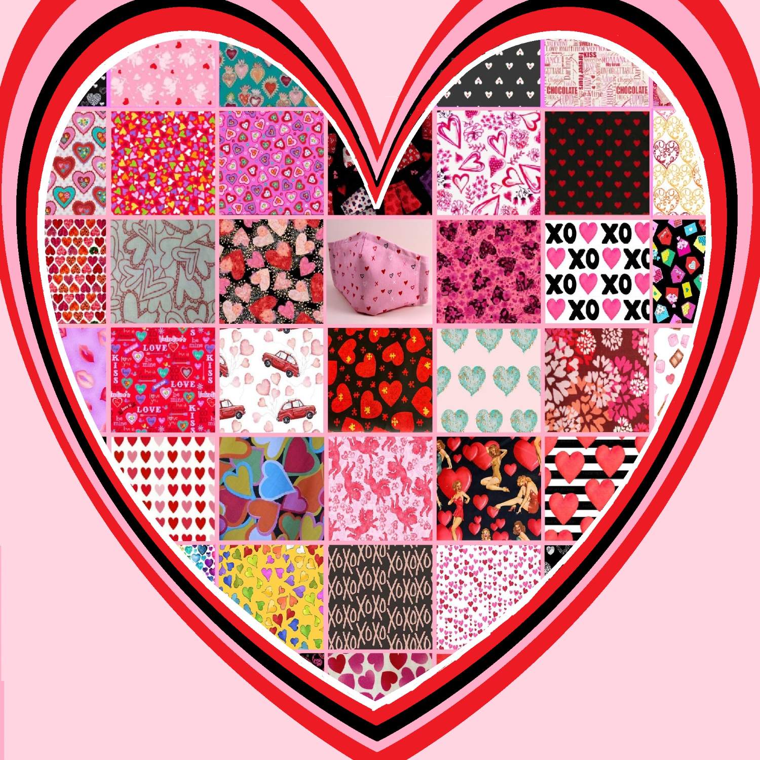 Solve Hearts and more hearts jigsaw puzzle online with 400 pieces