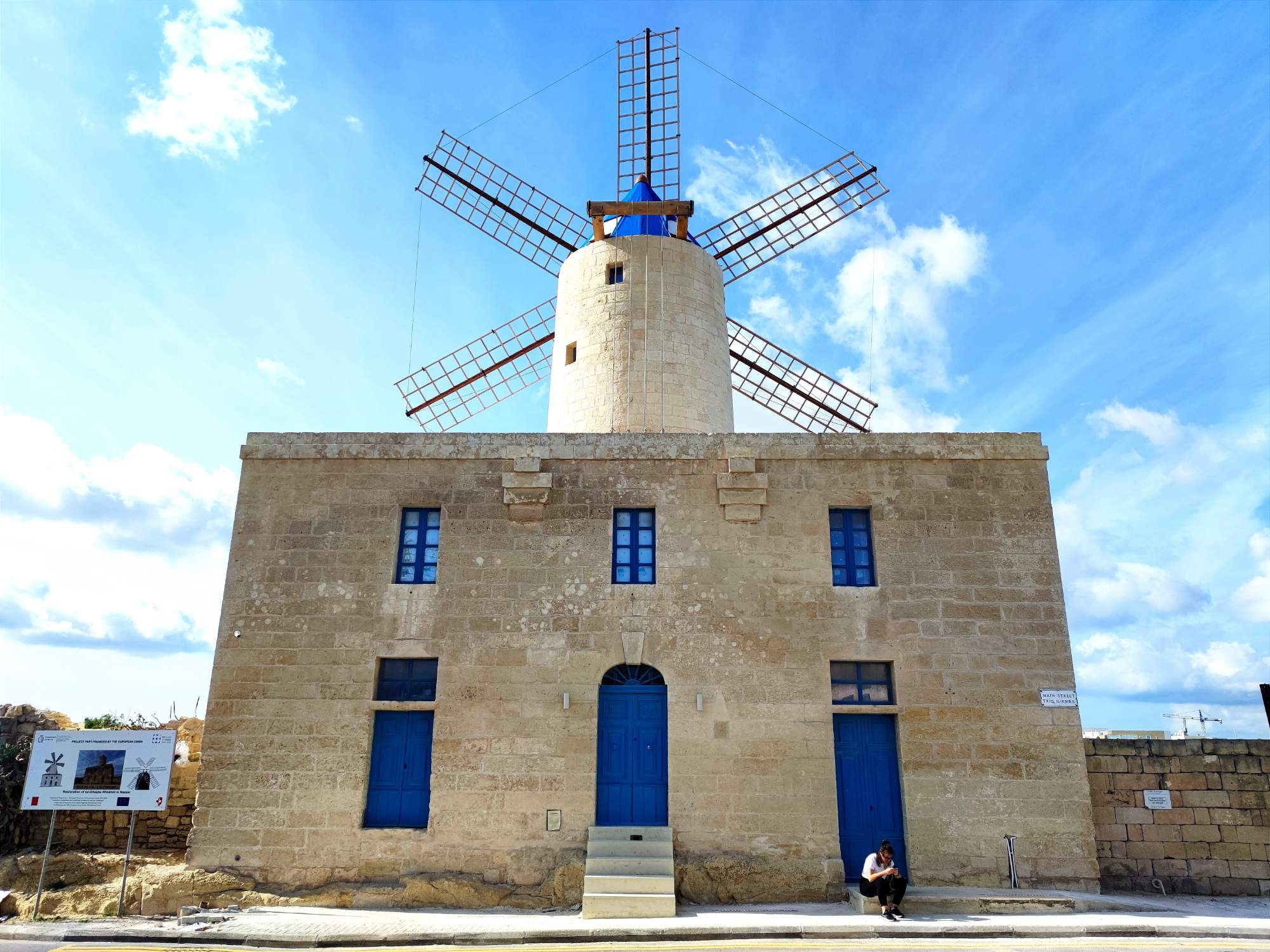 Solve Tal-Ghaqba Windmill, Naxxar, Malta jigsaw puzzle online with 336 ...