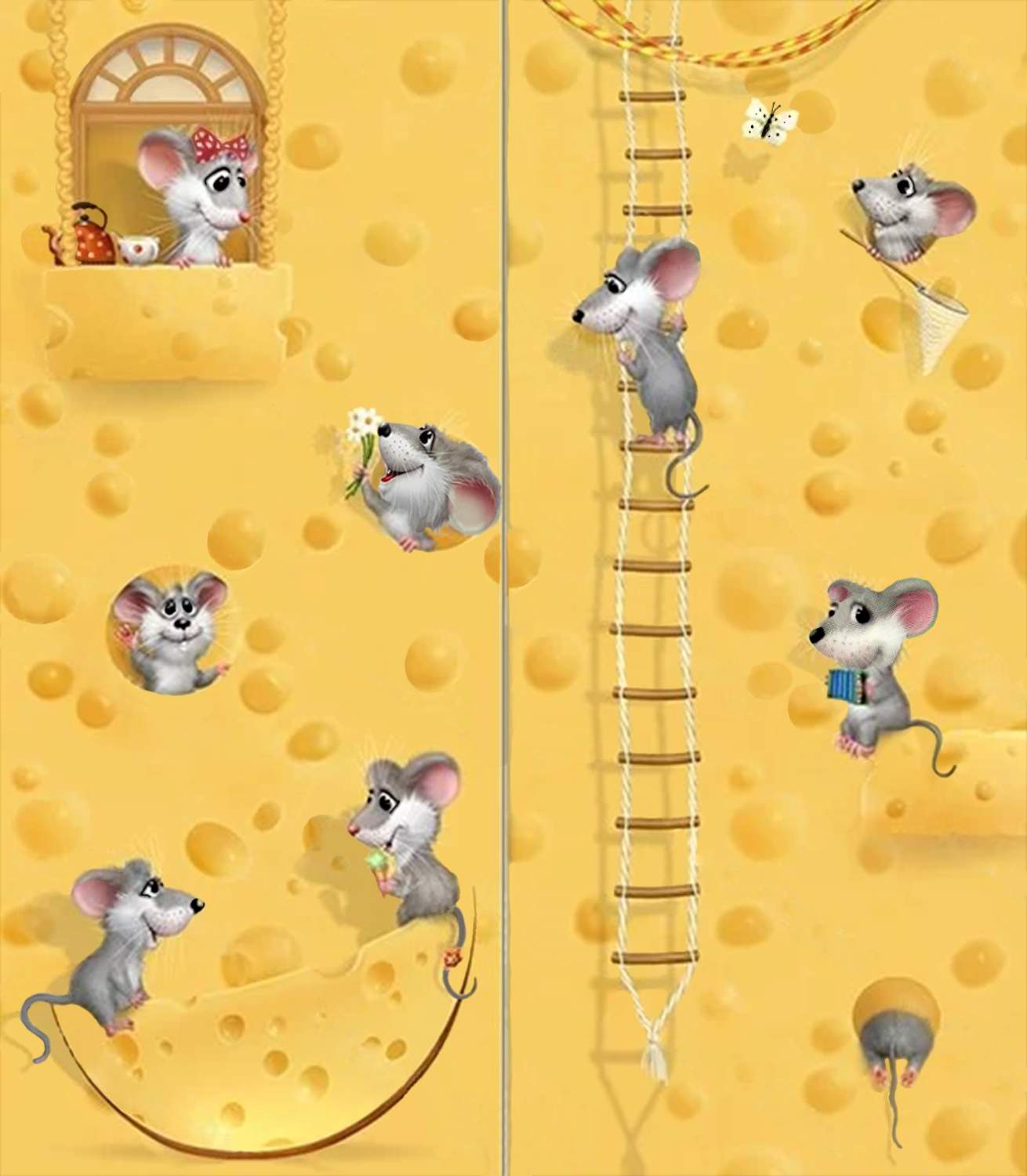 Solve Mice (Resized) jigsaw puzzle online with 195 pieces