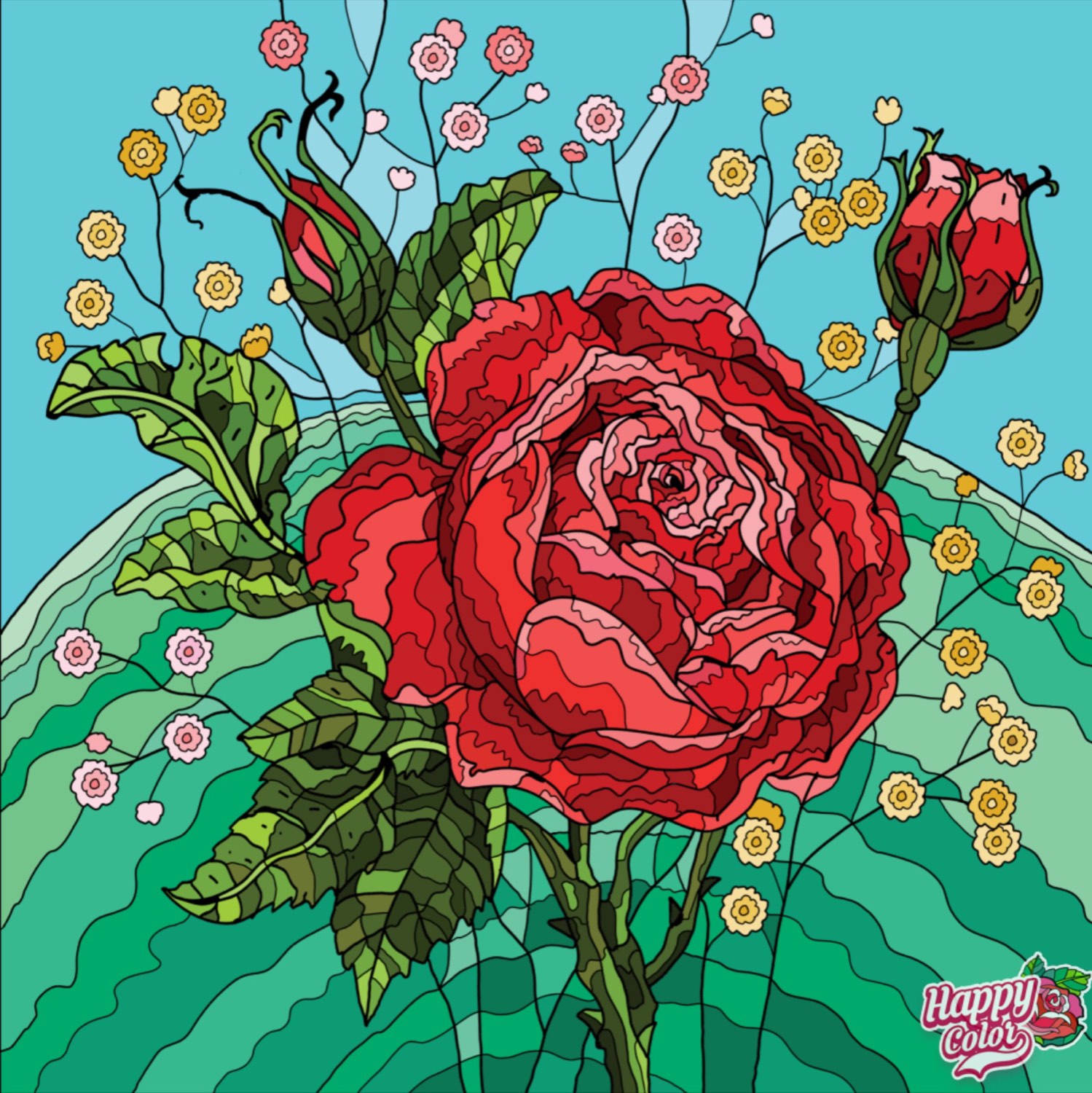Solve Coming up roses jigsaw puzzle online with 400 pieces