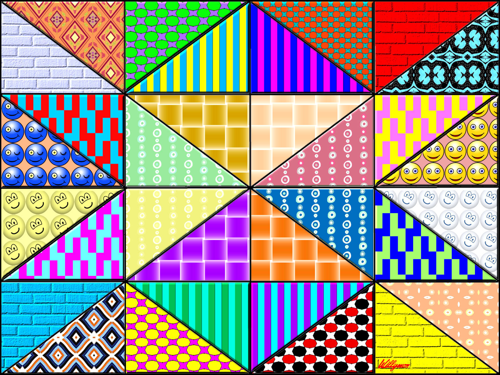 Solve triangles jigsaw puzzle online with 540 pieces