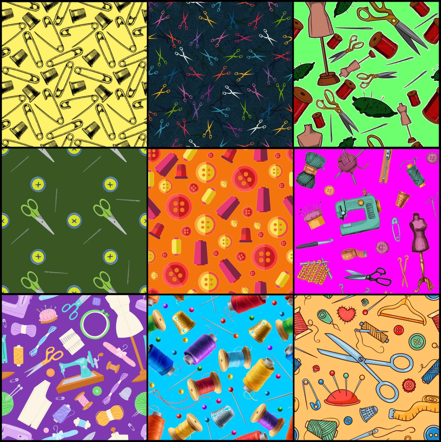 Solve Handiwork patterns 1 jigsaw puzzle online with 144 pieces