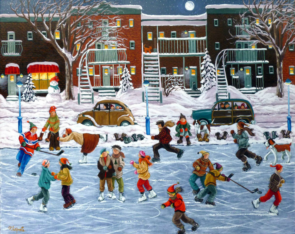 Solve Ice skating jigsaw puzzle online with 120 pieces